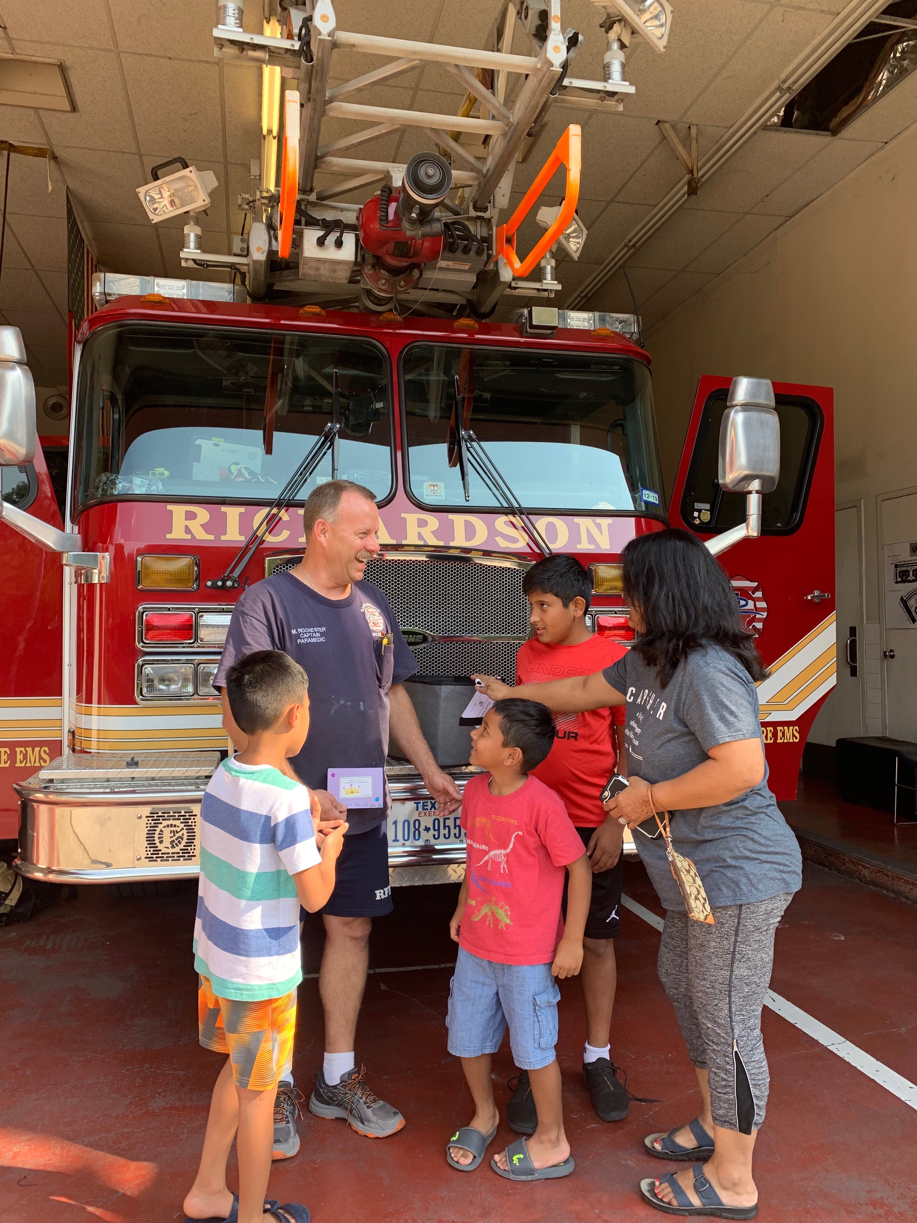 Honoring Firefighters: Dallas, TX | Sri Sathya Sai International ...